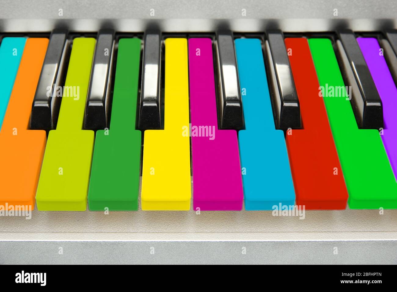 Colorful piano hi-res stock photography and images - Alamy