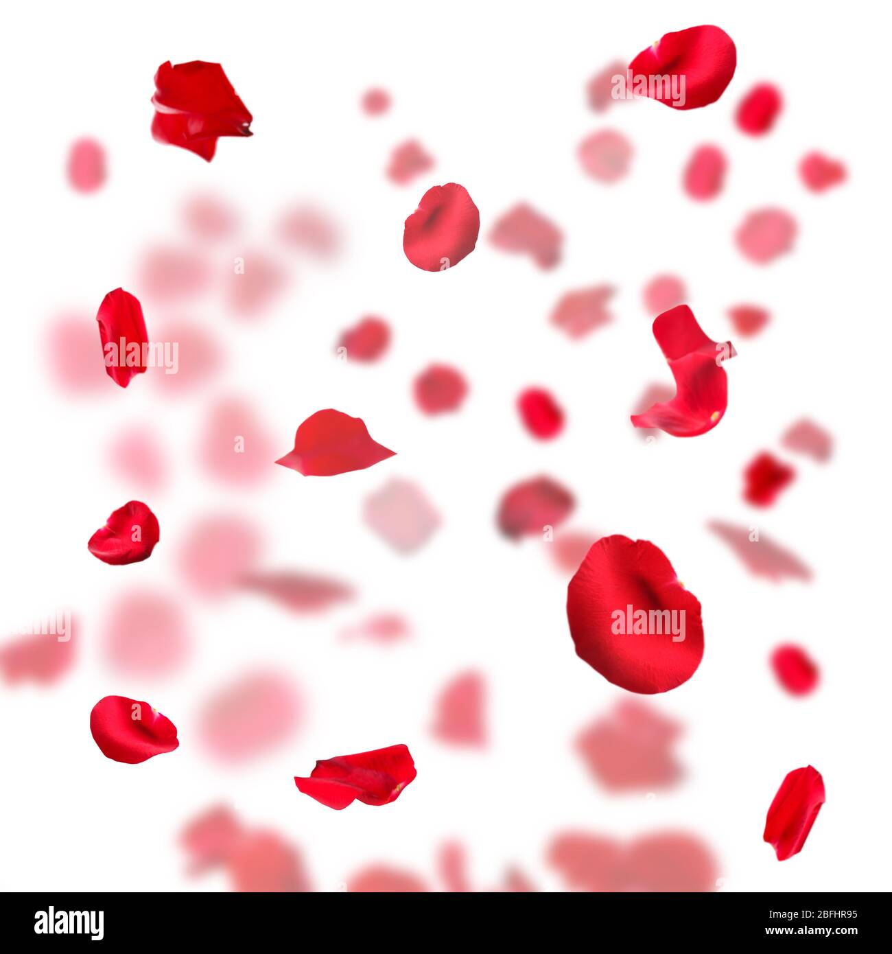 Beautiful red rose petals background Stock Photo - Alamy