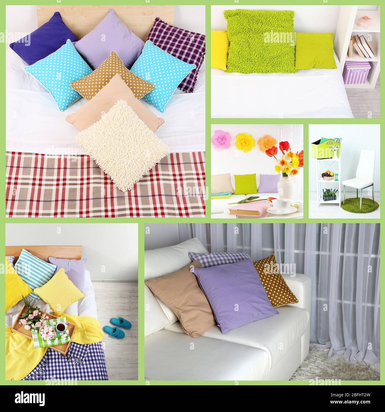 Collage of interior design Stock Photo - Alamy