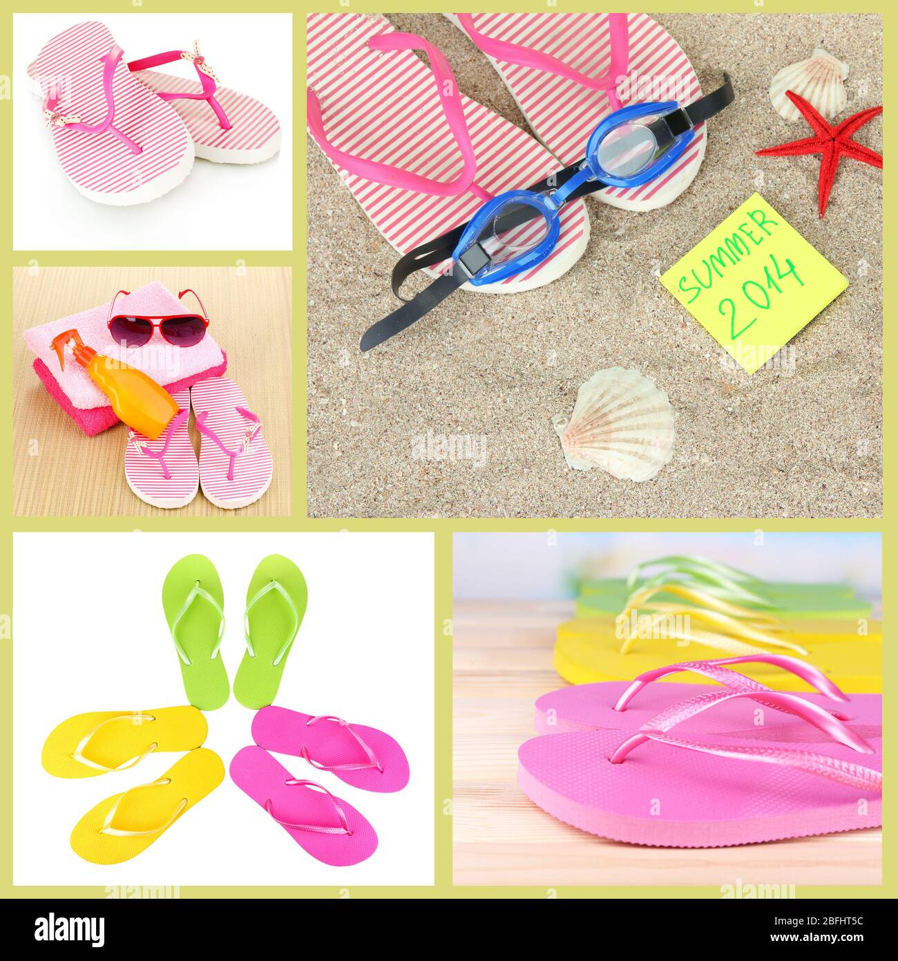 Footwear collage hi-res stock photography and images - Alamy