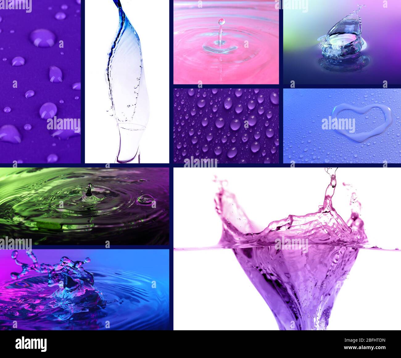 Isolated abstract drop water pair hi-res stock photography and images ...