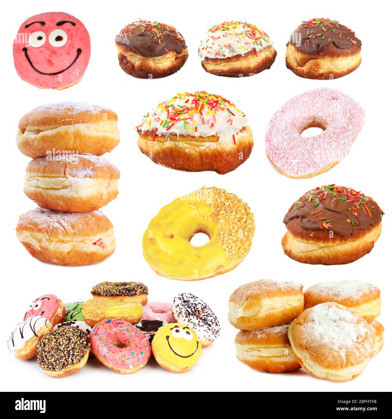 Face made by collage Cut Out Stock Images & Pictures - Alamy