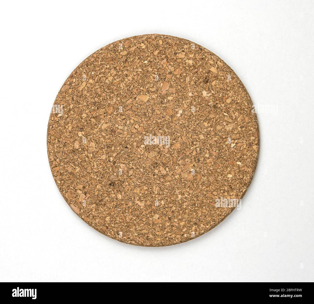 Top view of round cork isolate on white background Stock Photo - Alamy