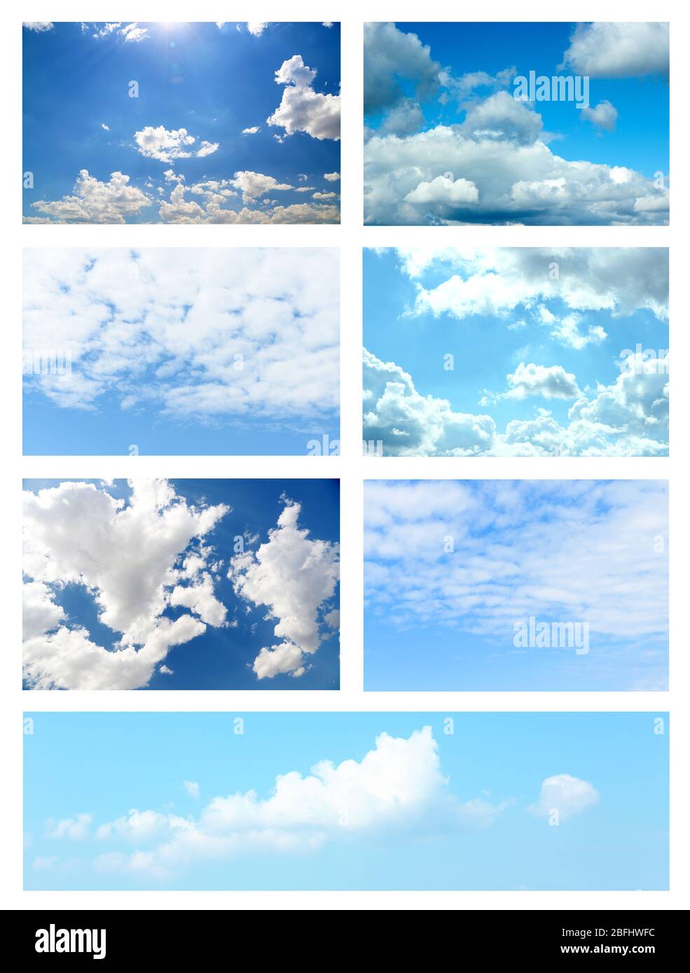 Pure blue sky light Cut Out Stock Images & Pictures - Alamy