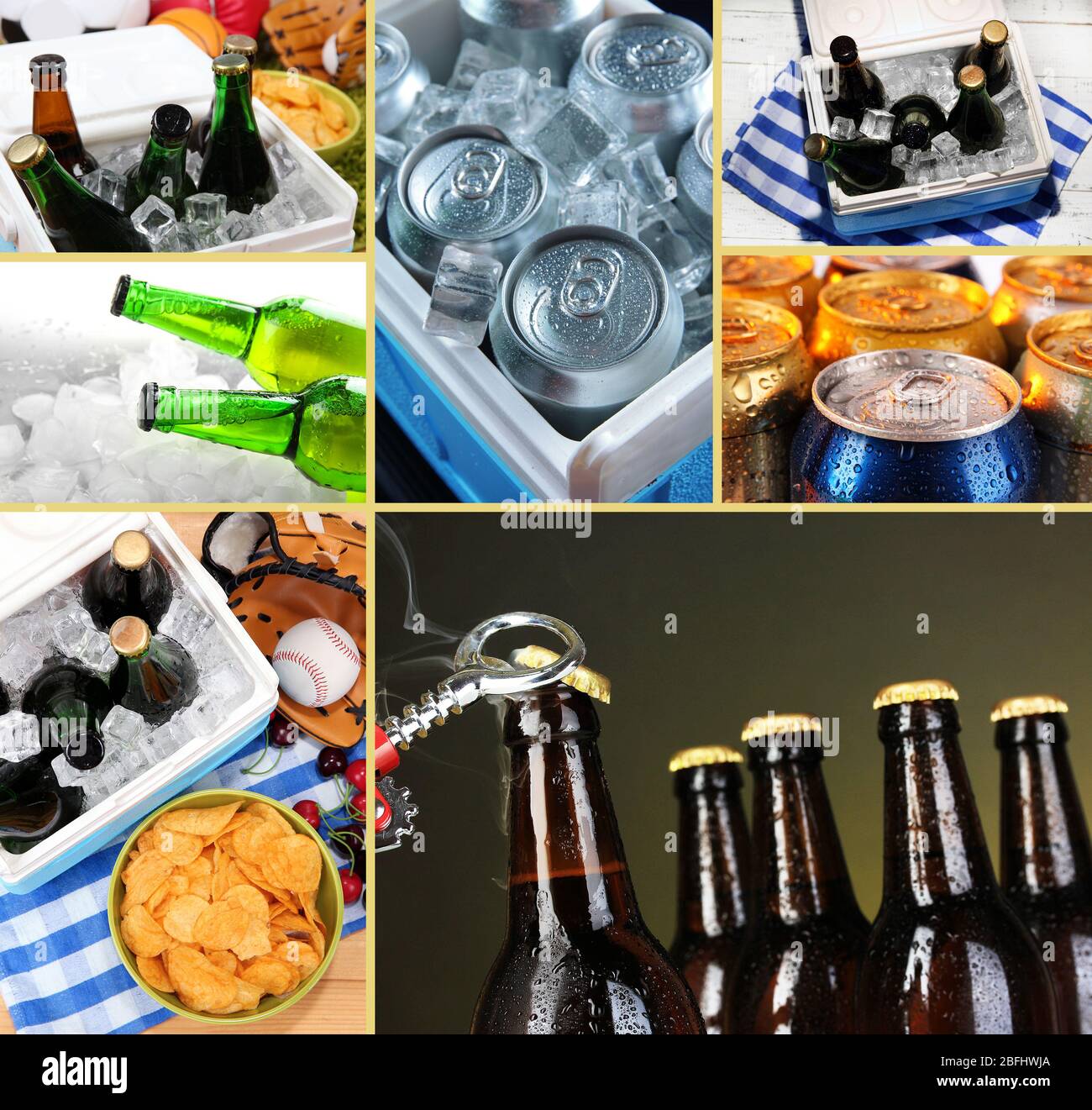 Beer collage hi-res stock photography and images - Alamy