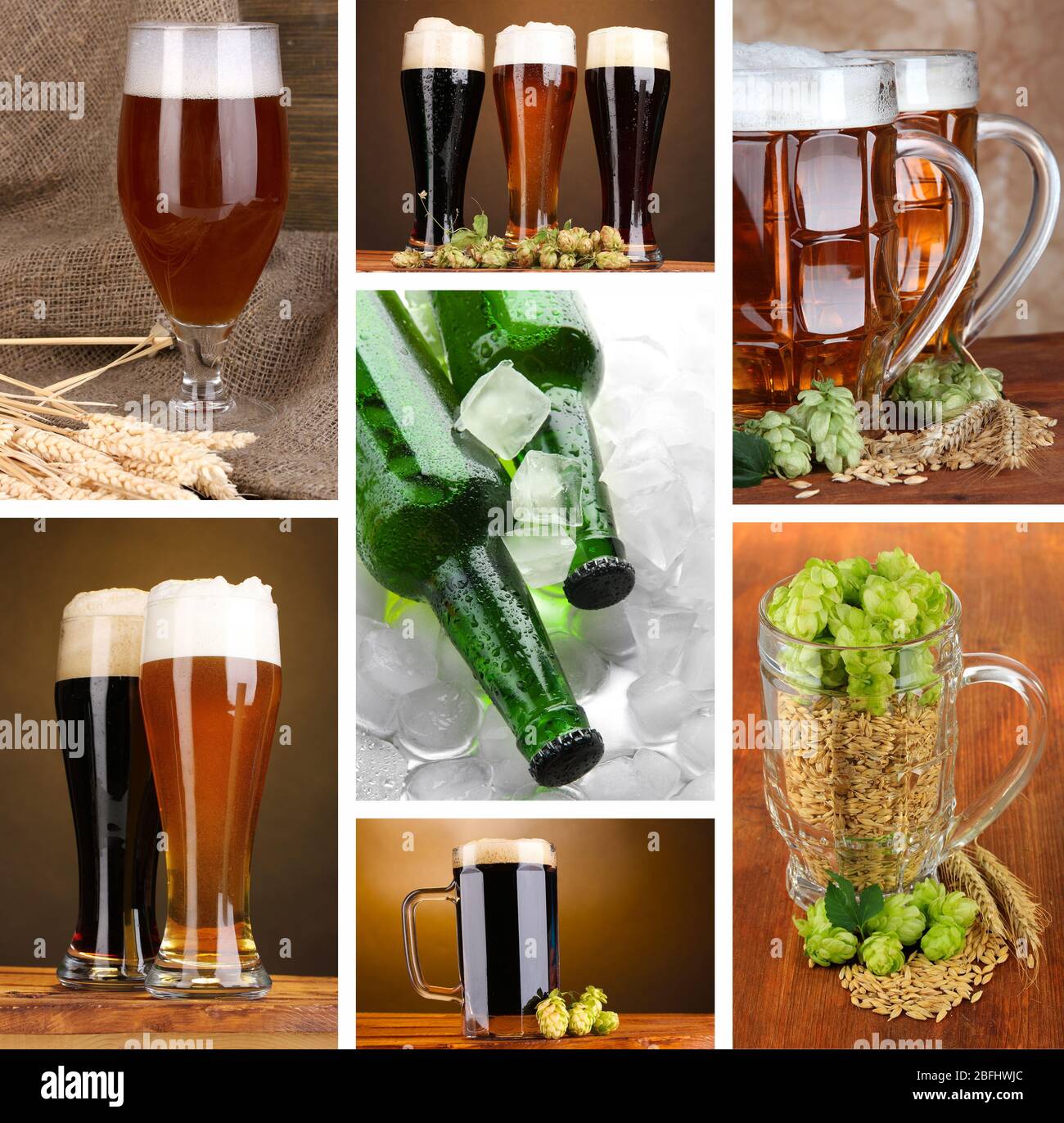 Beer collage hi-res stock photography and images - Alamy