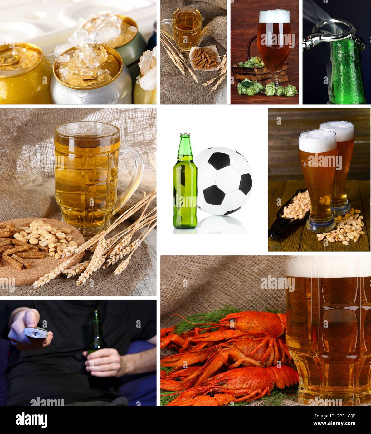 Beer collage hi-res stock photography and images - Alamy