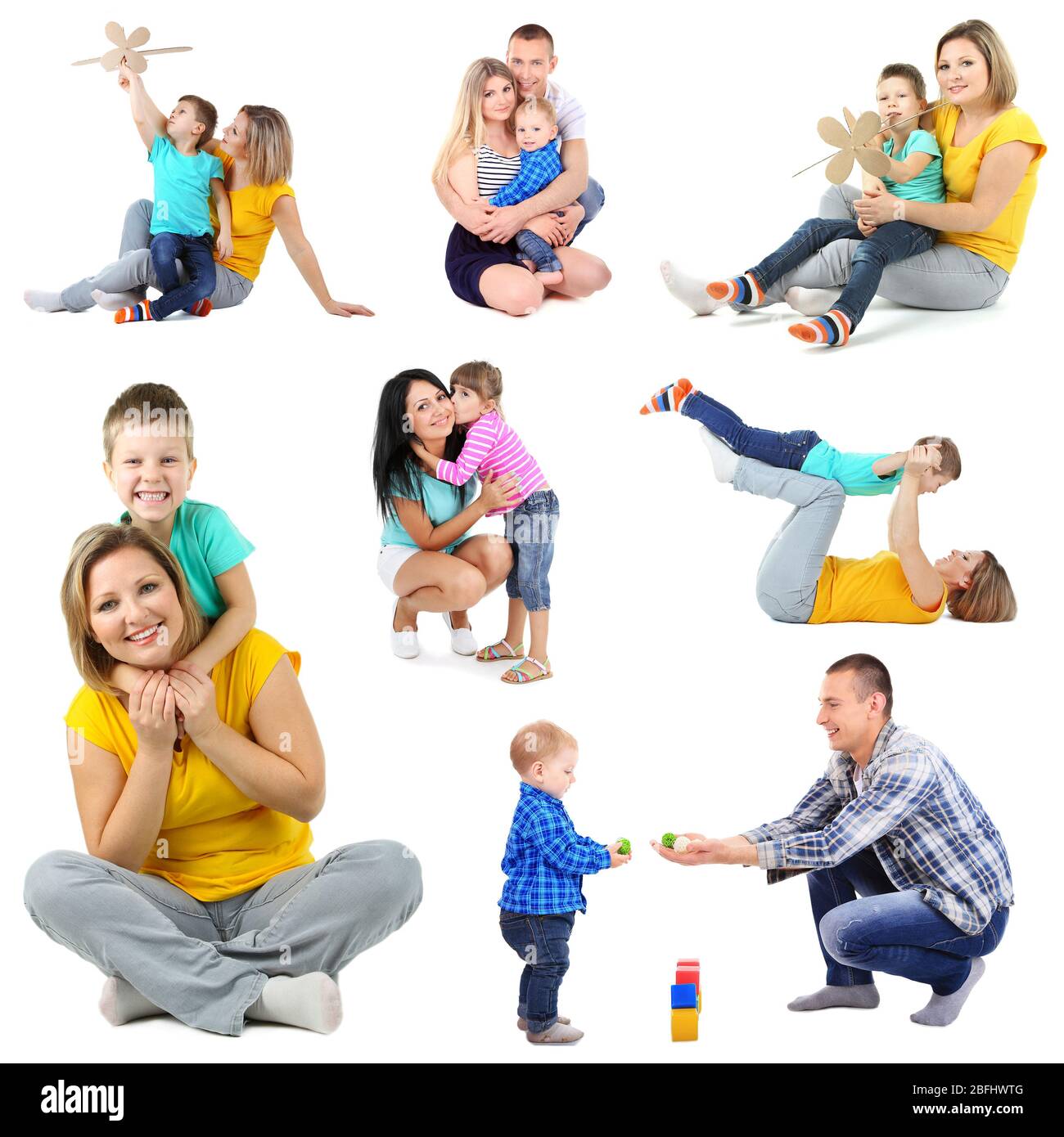 Families Cut Out Stock Images & Pictures - Alamy