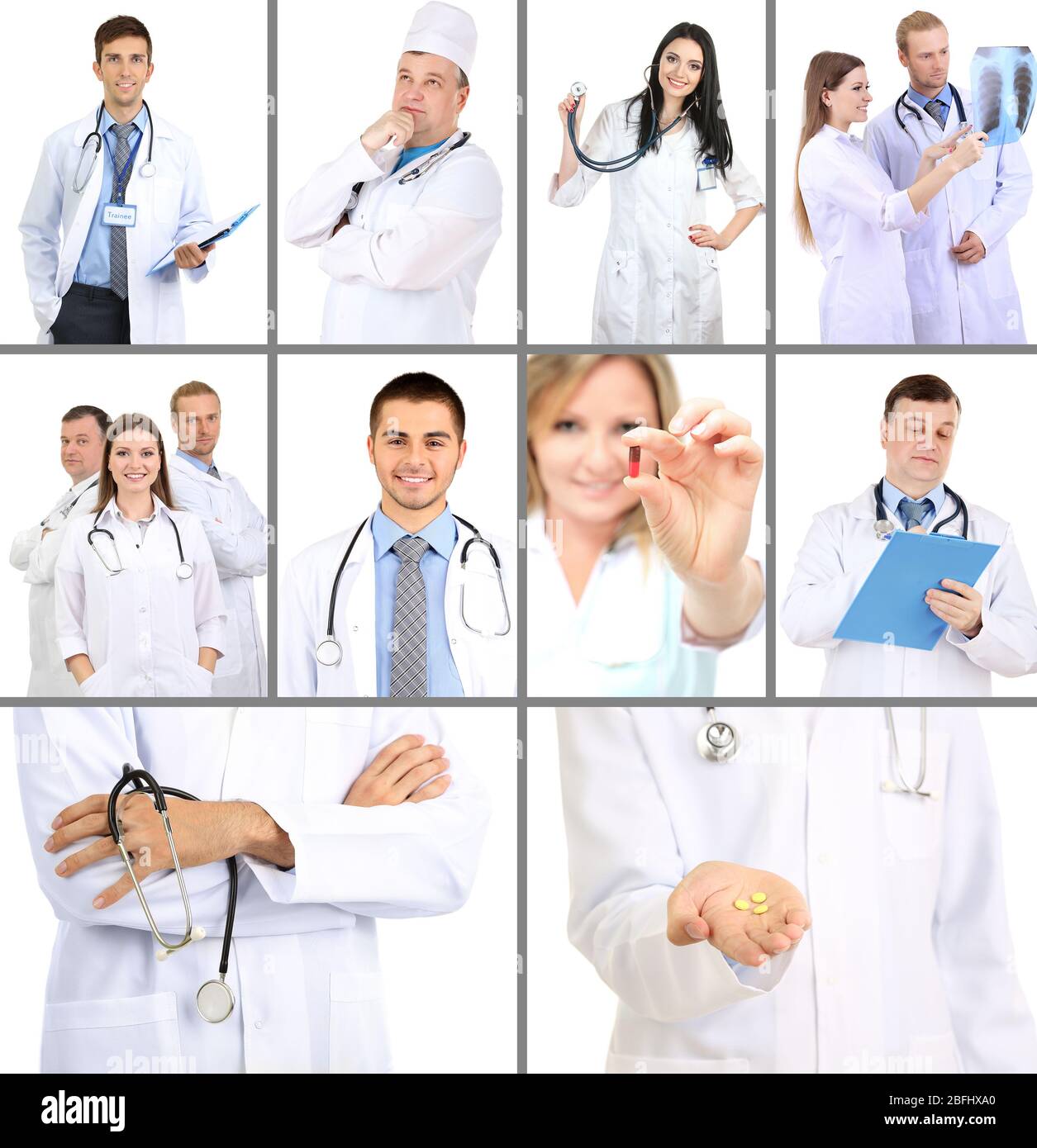 Surgeon portrait collage hi-res stock photography and images - Alamy