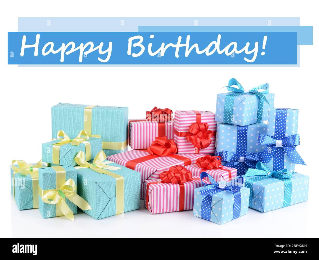 Many different beautiful gifts Cut Out Stock Images & Pictures - Alamy