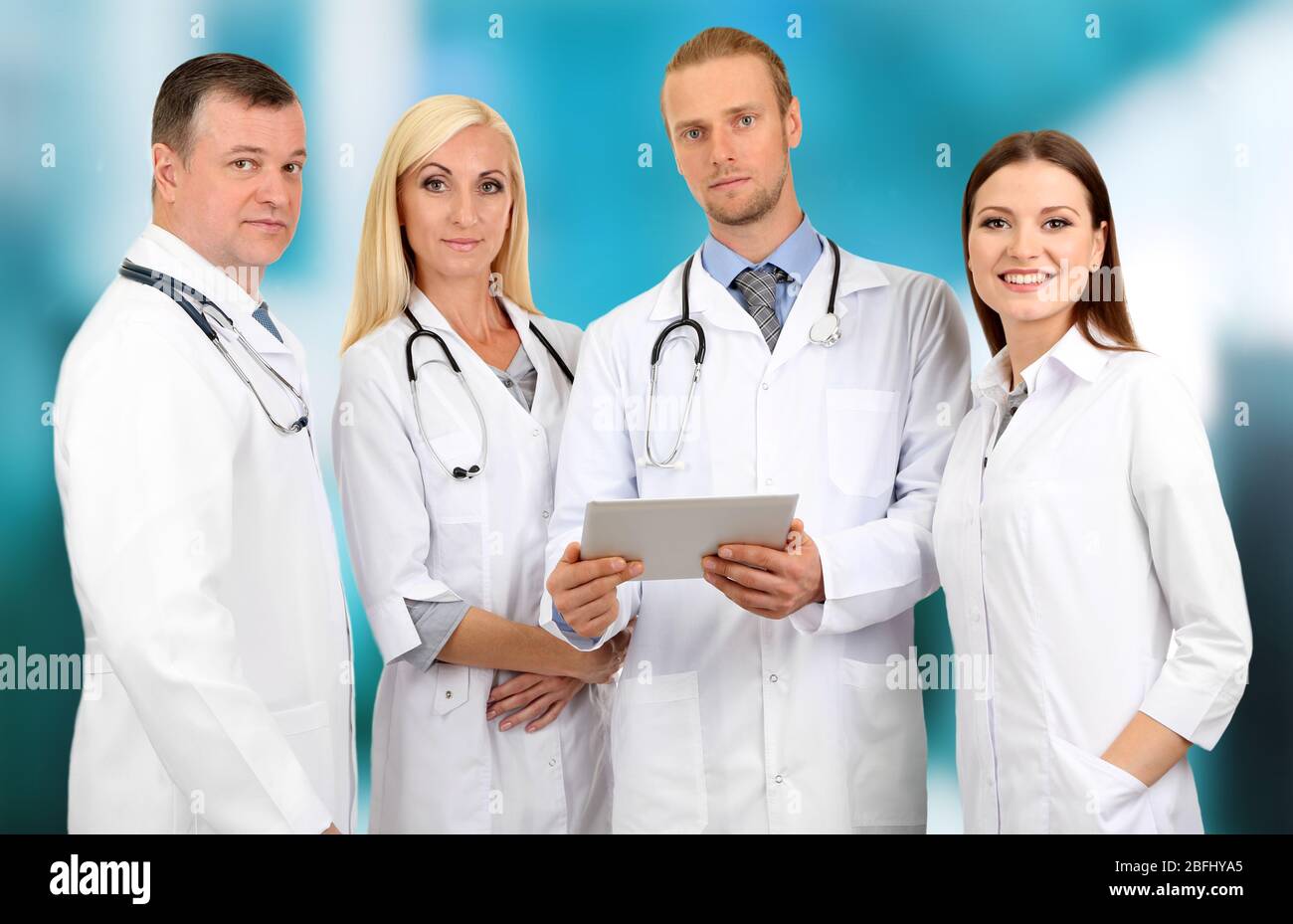 Medical workers in hospital Stock Photo - Alamy