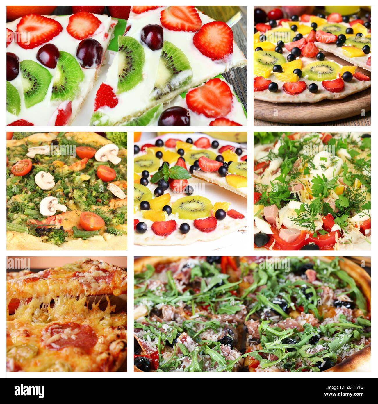 Collage pizza Cut Out Stock Images & Pictures - Alamy