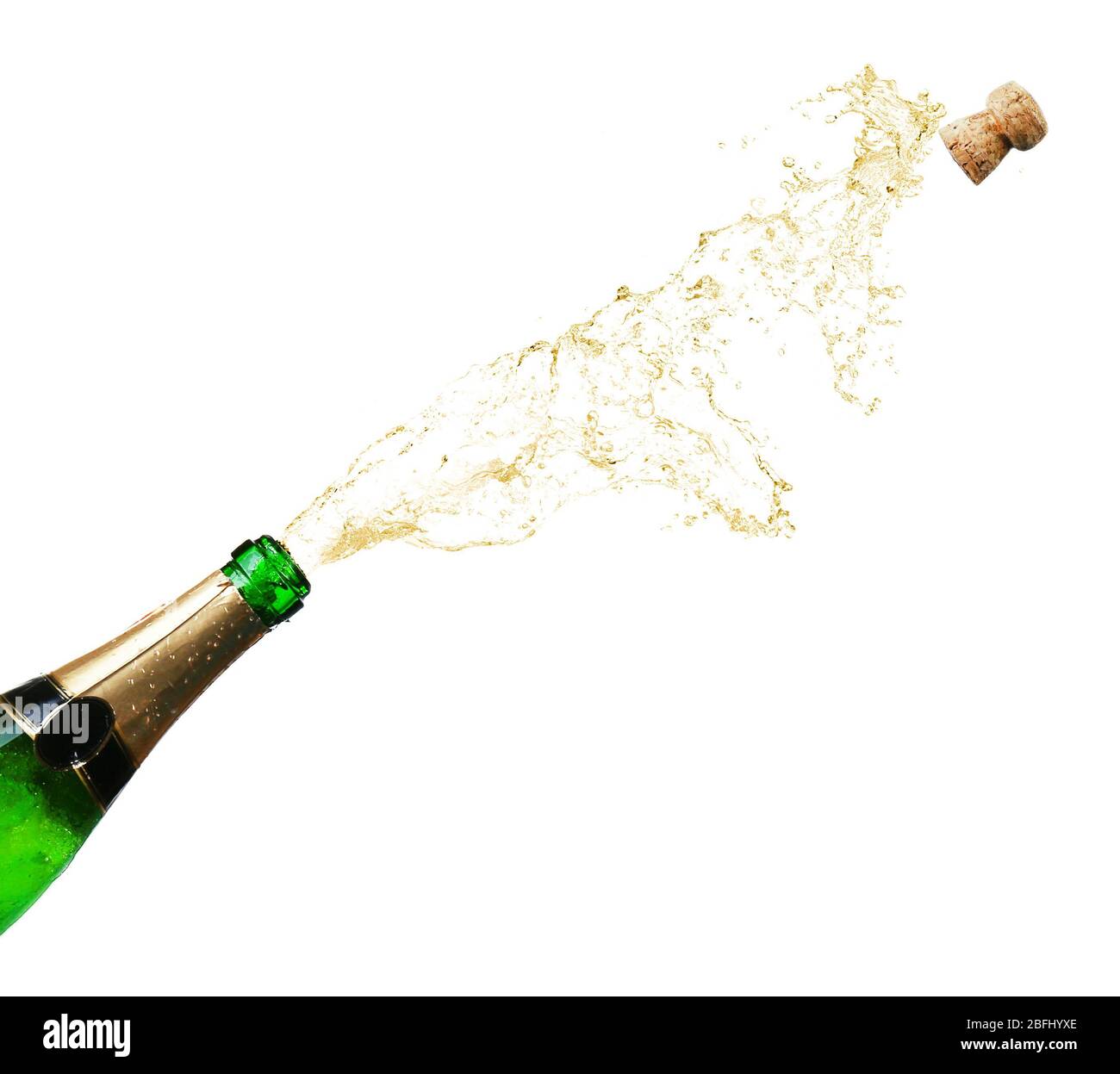 Popping champagne Cut Out Stock Images & Pictures - Alamy