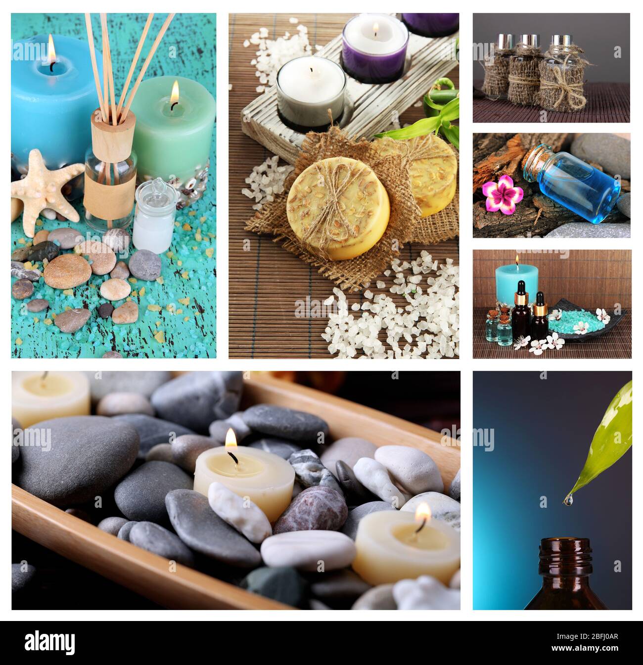 Collage spa Cut Out Stock Images & Pictures - Alamy