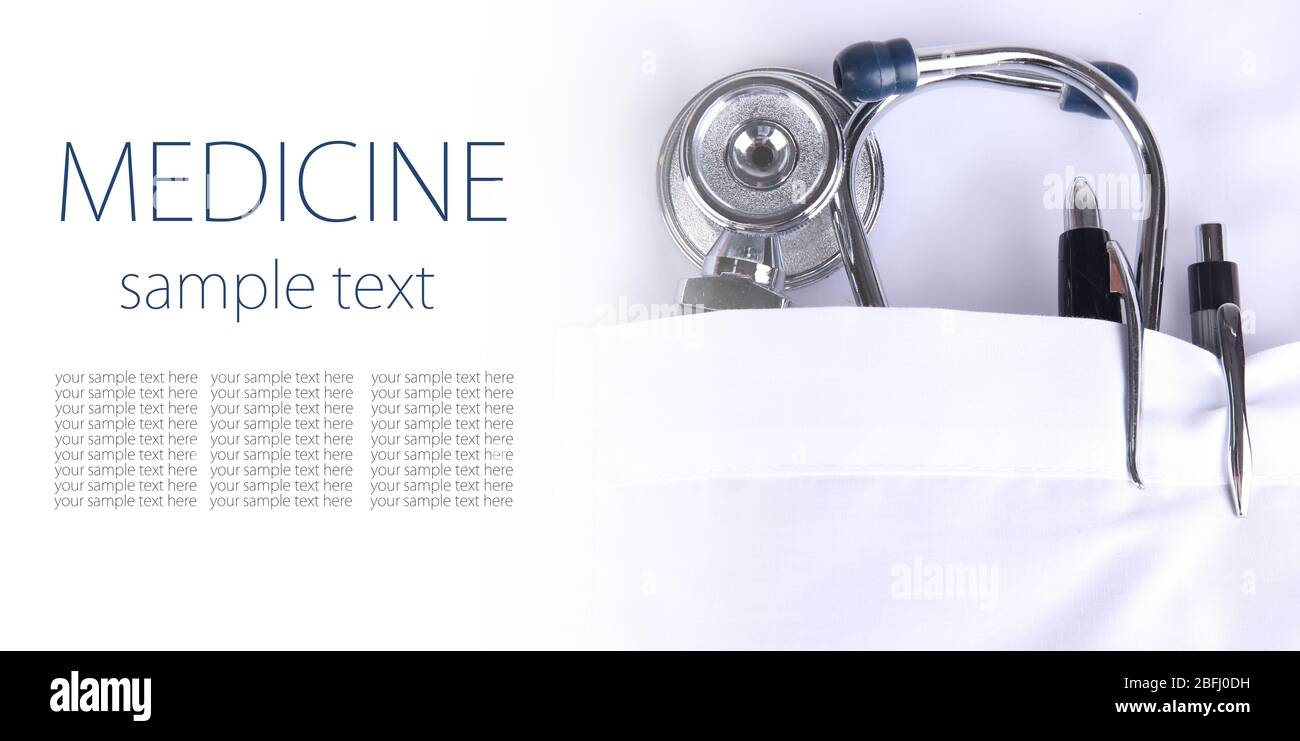 Doctor pocket pen stethoscope hi-res stock photography and images - Alamy