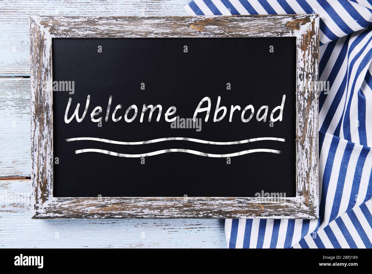 Welcome abroad hi-res stock photography and images - Alamy