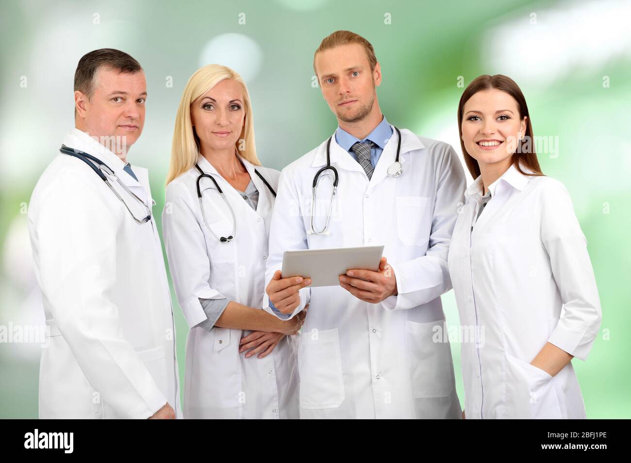Medical workers in hospital Stock Photo - Alamy