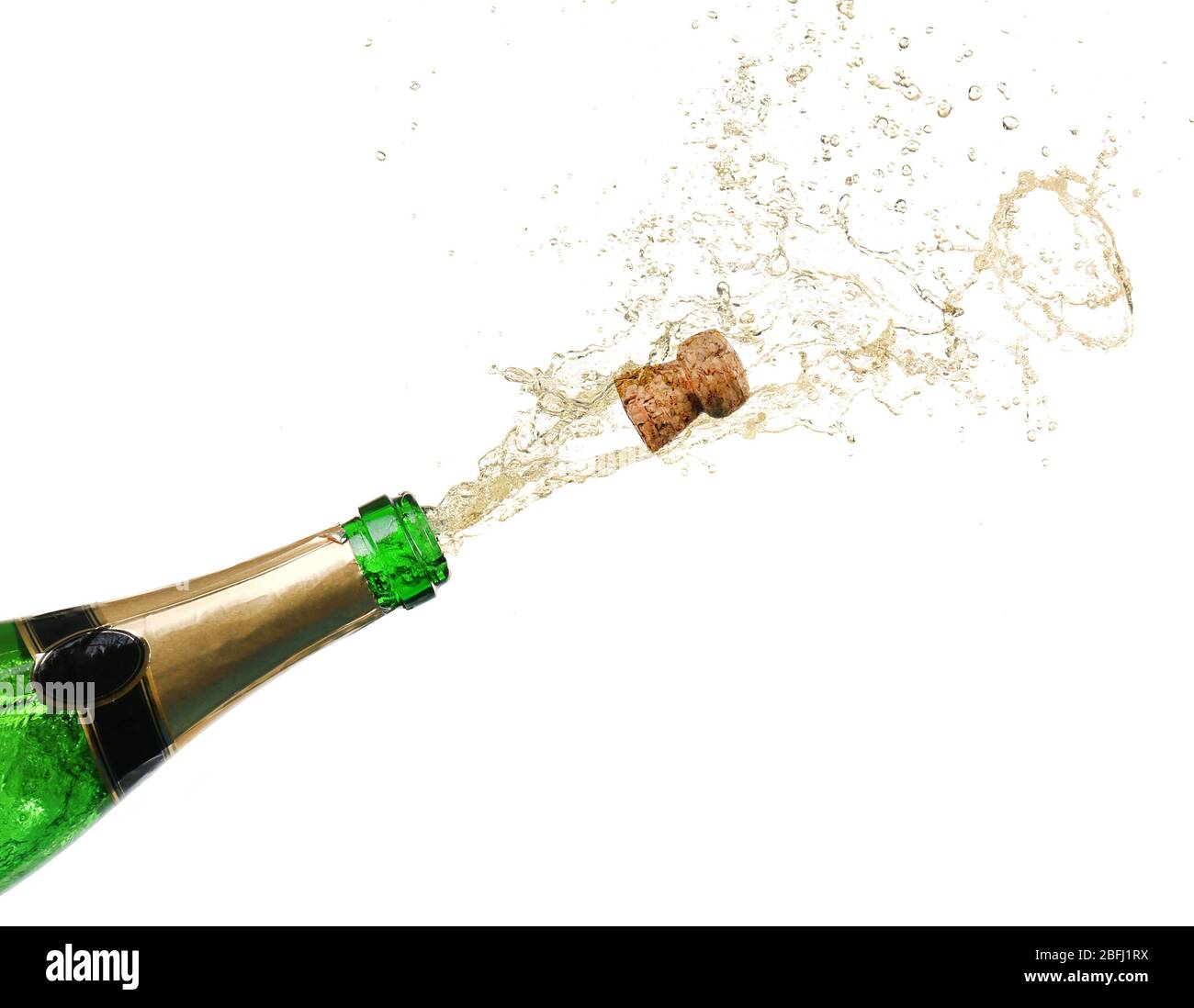 Popping champagne Cut Out Stock Images & Pictures - Alamy
