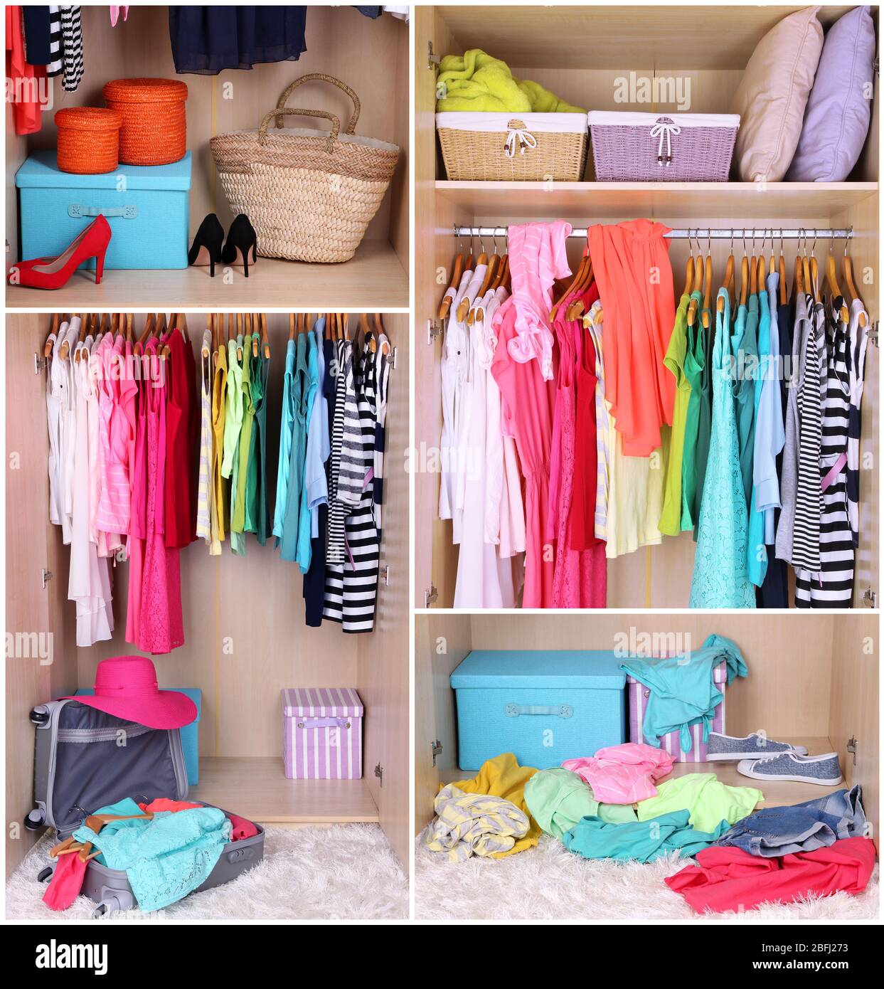 Bright clothes shop Cut Out Stock Images & Pictures - Alamy