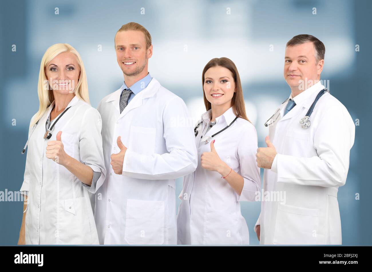 Medical workers in hospital Stock Photo - Alamy