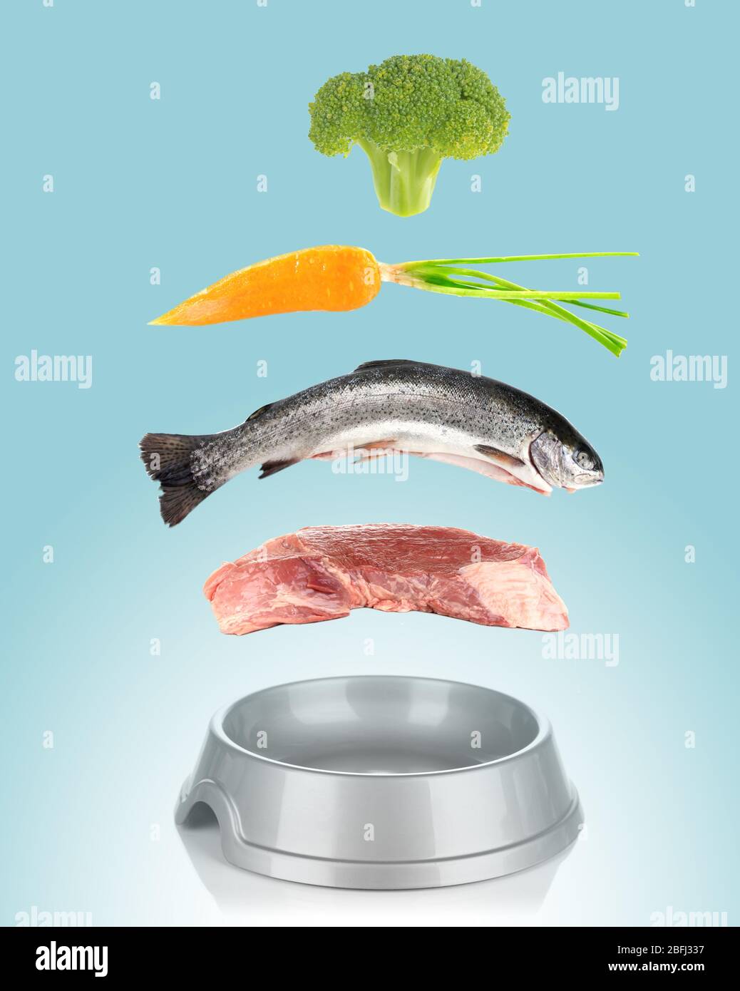 Concept food pets falling hi-res stock photography and images - Alamy