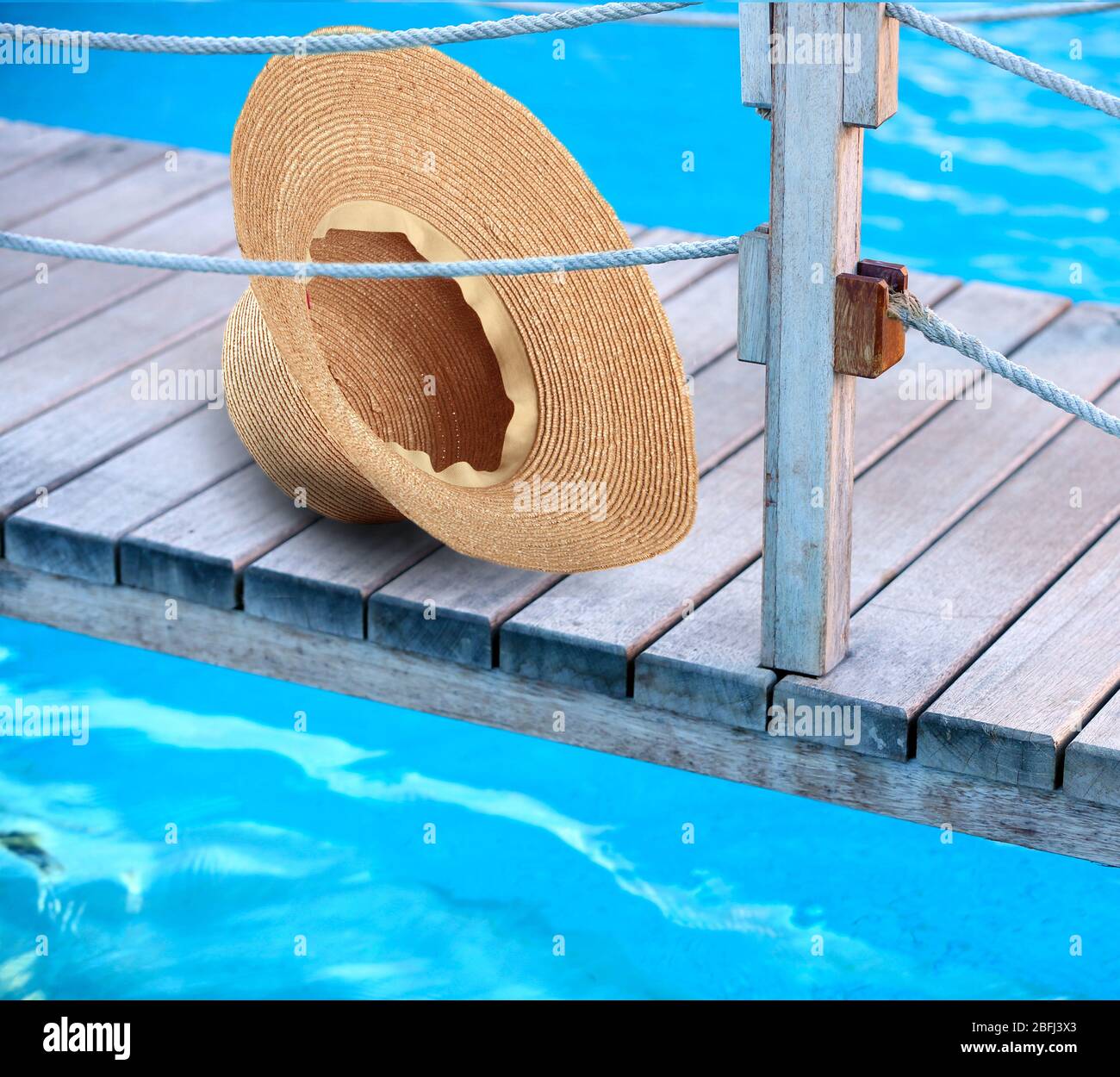 Wooden footbridge beach hotel hi-res stock photography and images - Alamy