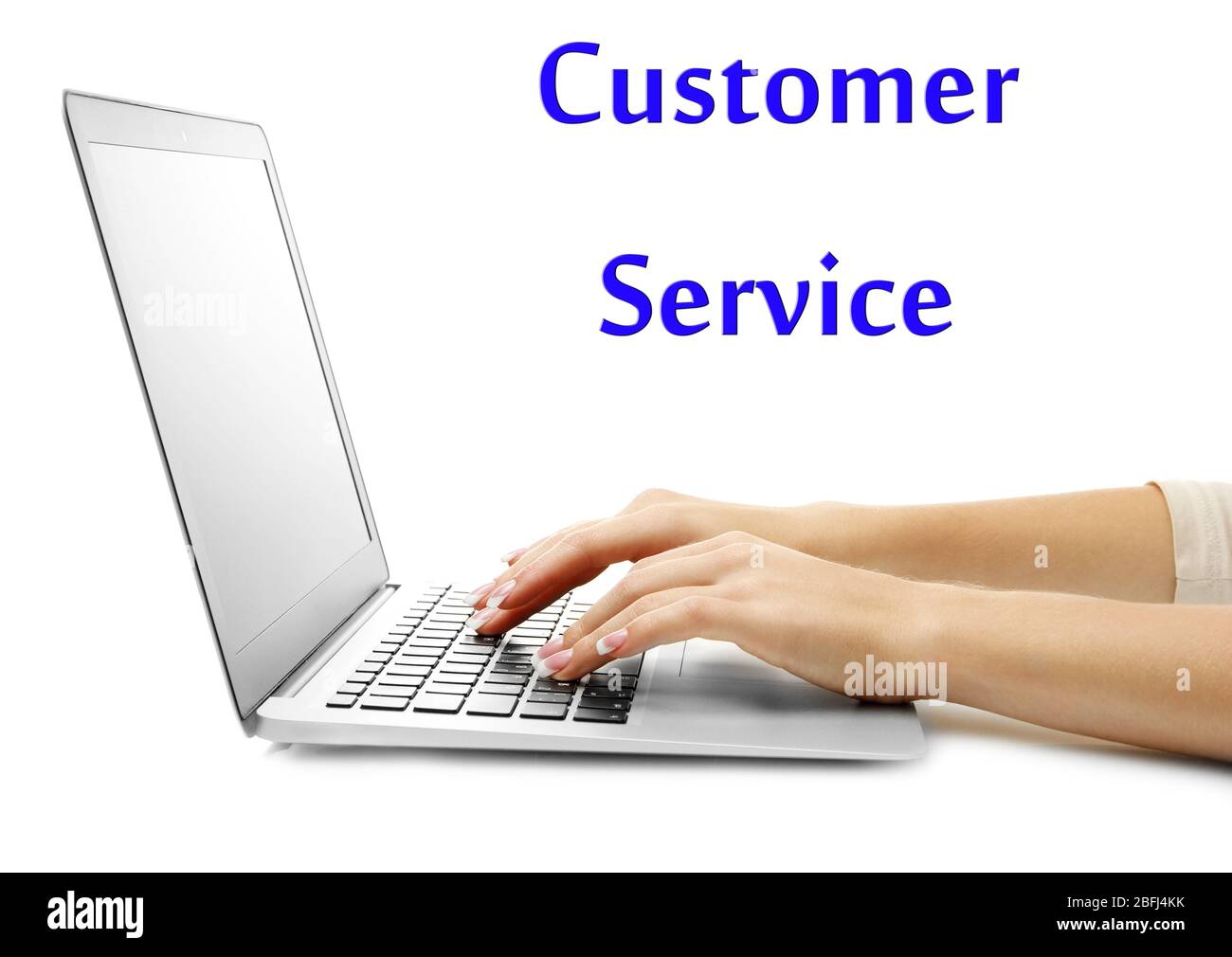 Agent typing Cut Out Stock Images & Pictures - Alamy