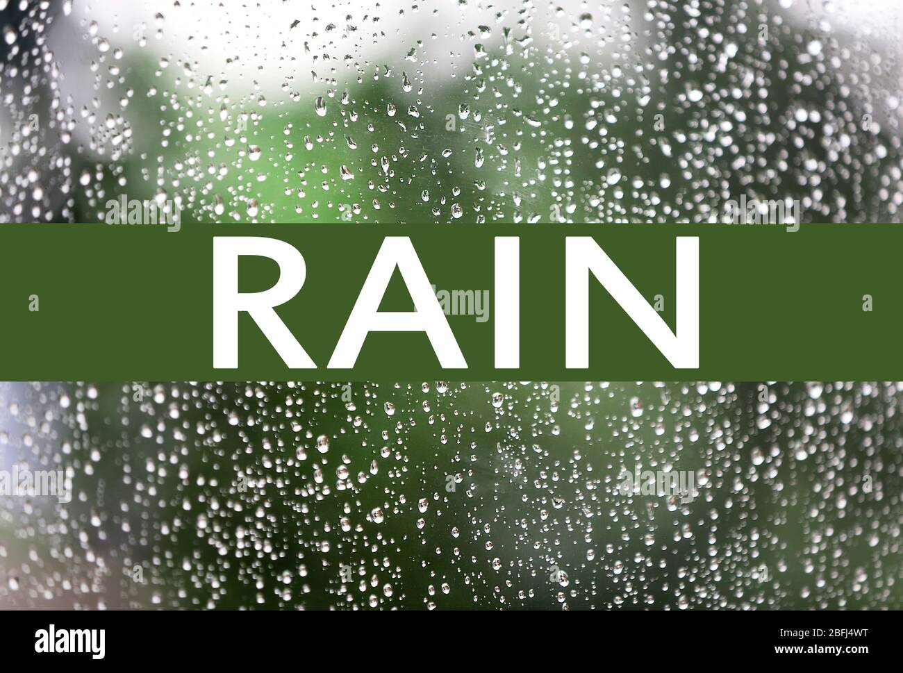 Raindrops flowing on window hi-res stock photography and images - Alamy