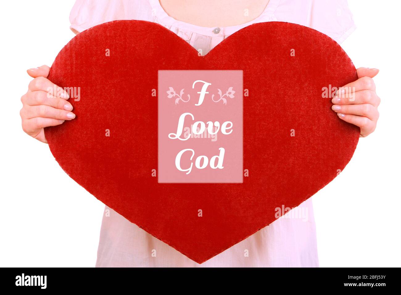 Jesus christ holding heart hi-res stock photography and images - Alamy