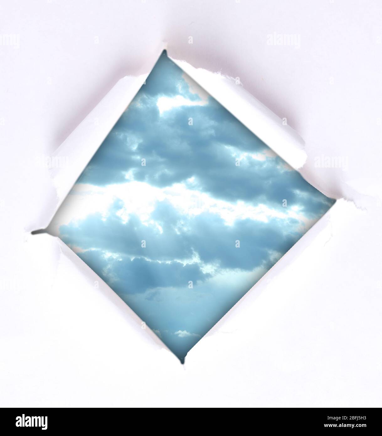 Torn paper edge square hi-res stock photography and images - Alamy