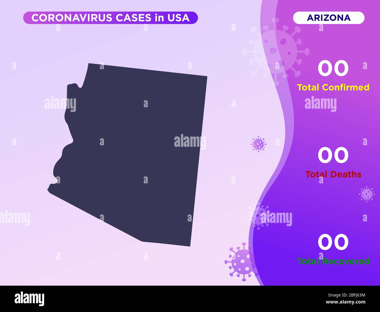 Arizona Infographic High Resolution Stock Photography and Images - Alamy