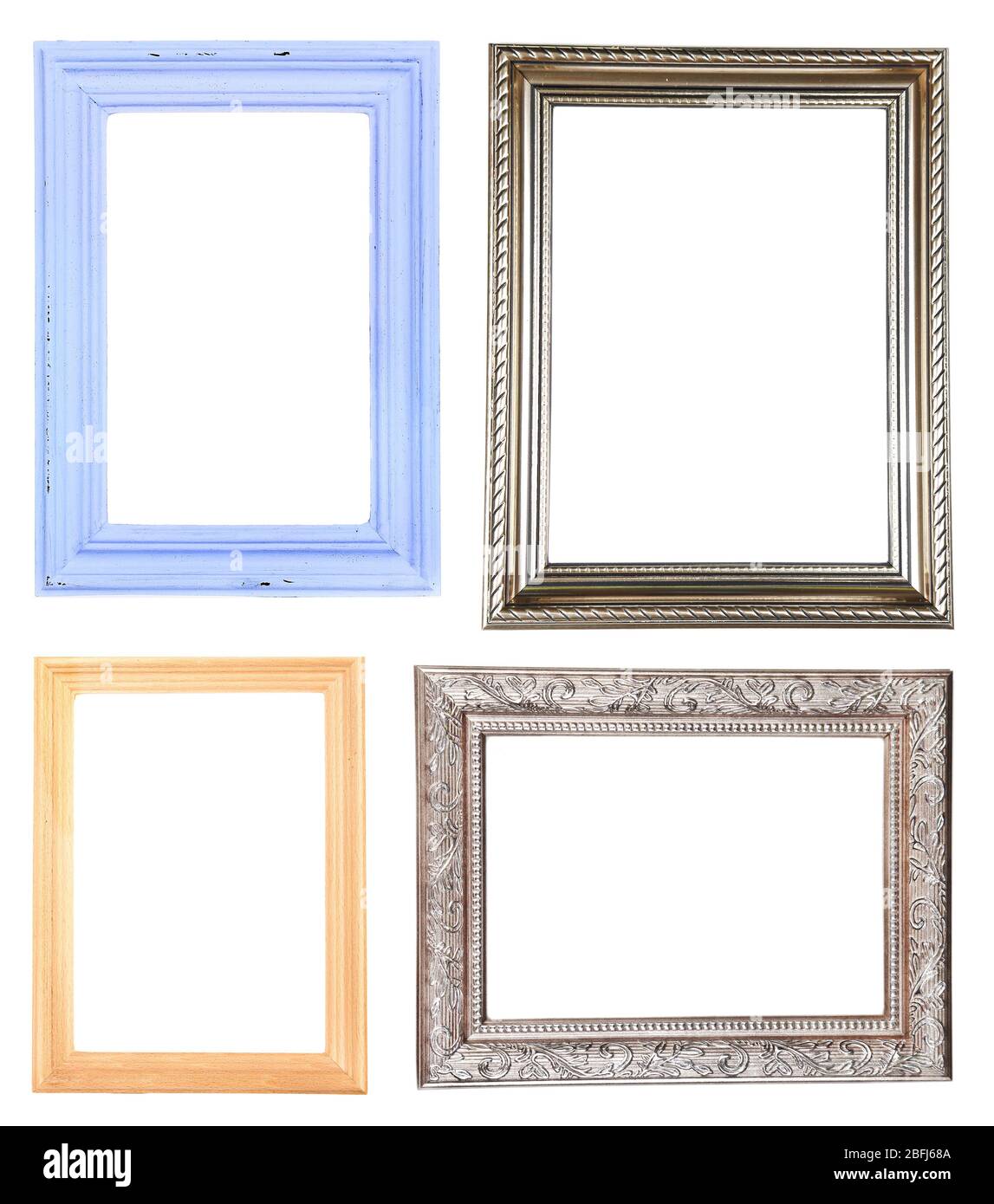 Collage of frames isolated on white Stock Photo - Alamy