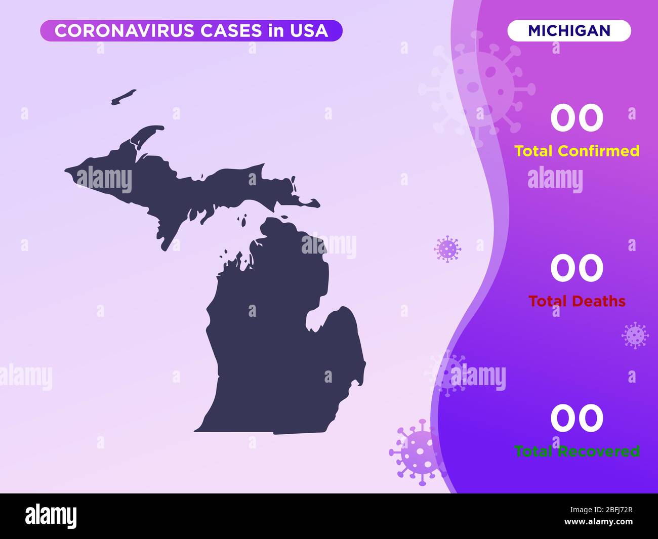 Michigan infographic hi-res stock photography and images - Alamy