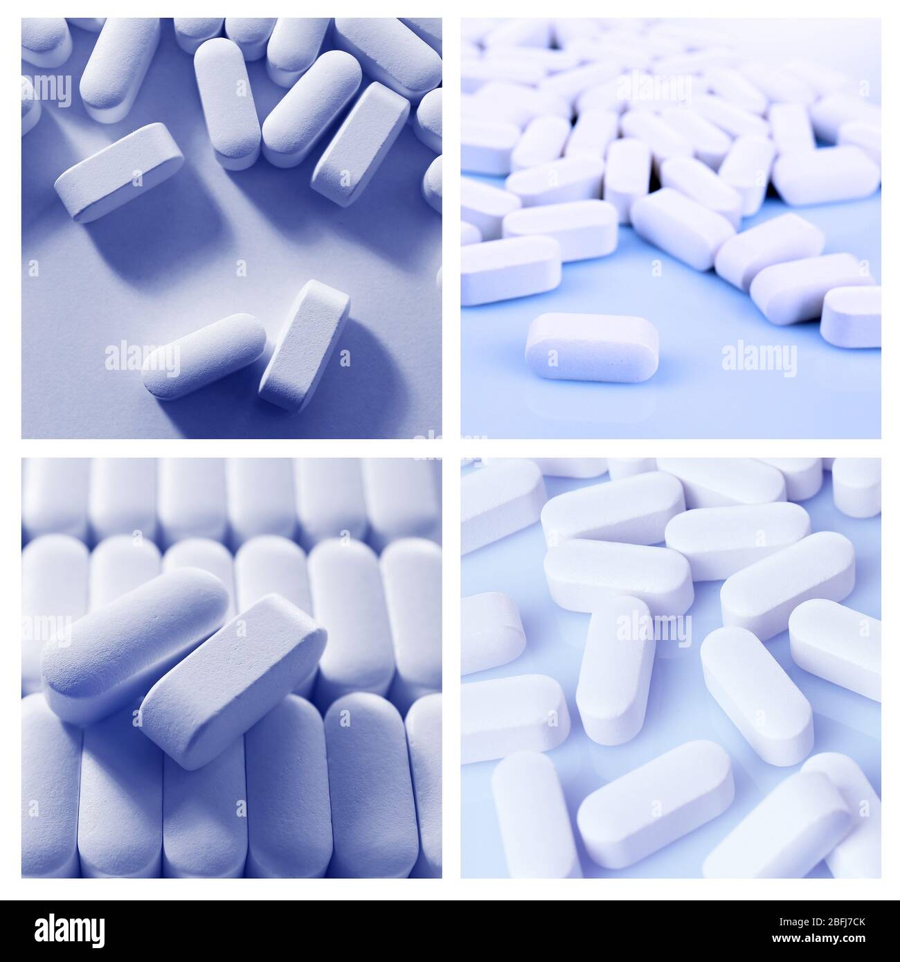 Row of pills Cut Out Stock Images & Pictures - Alamy