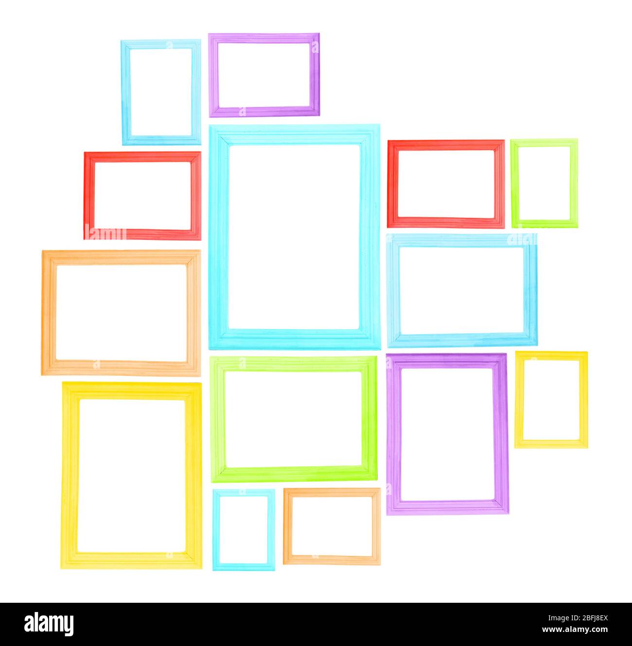 Photo collage colorful pattern Cut Out Stock Images & Pictures - Alamy