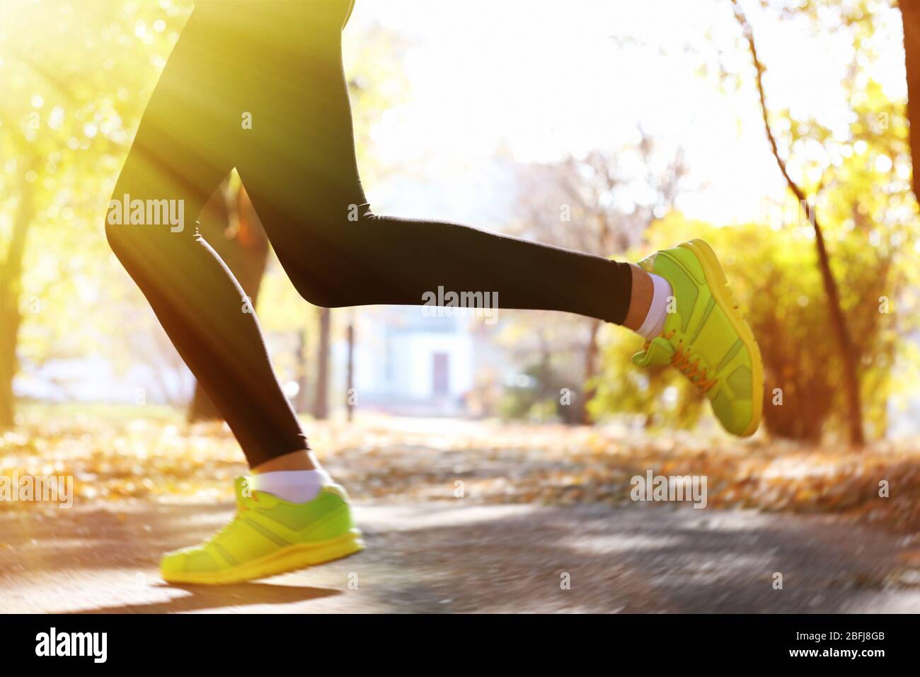 Runner feet blur hi-res stock photography and images - Alamy