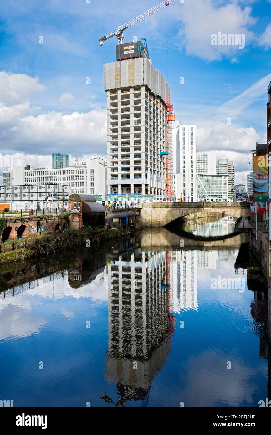 The Trinity Riverside building from the Bridge Street bridge, over the ...