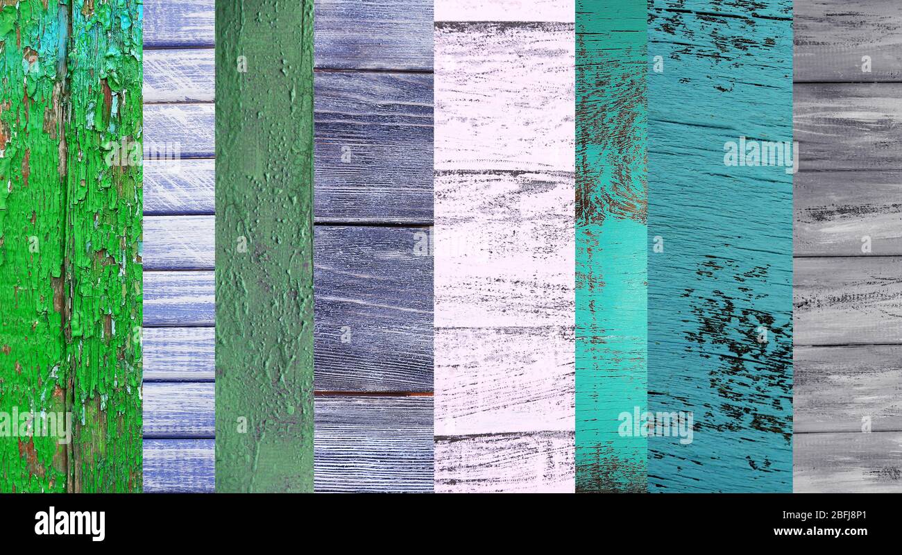 Assortment of different textures in collage, mix of textures as ...