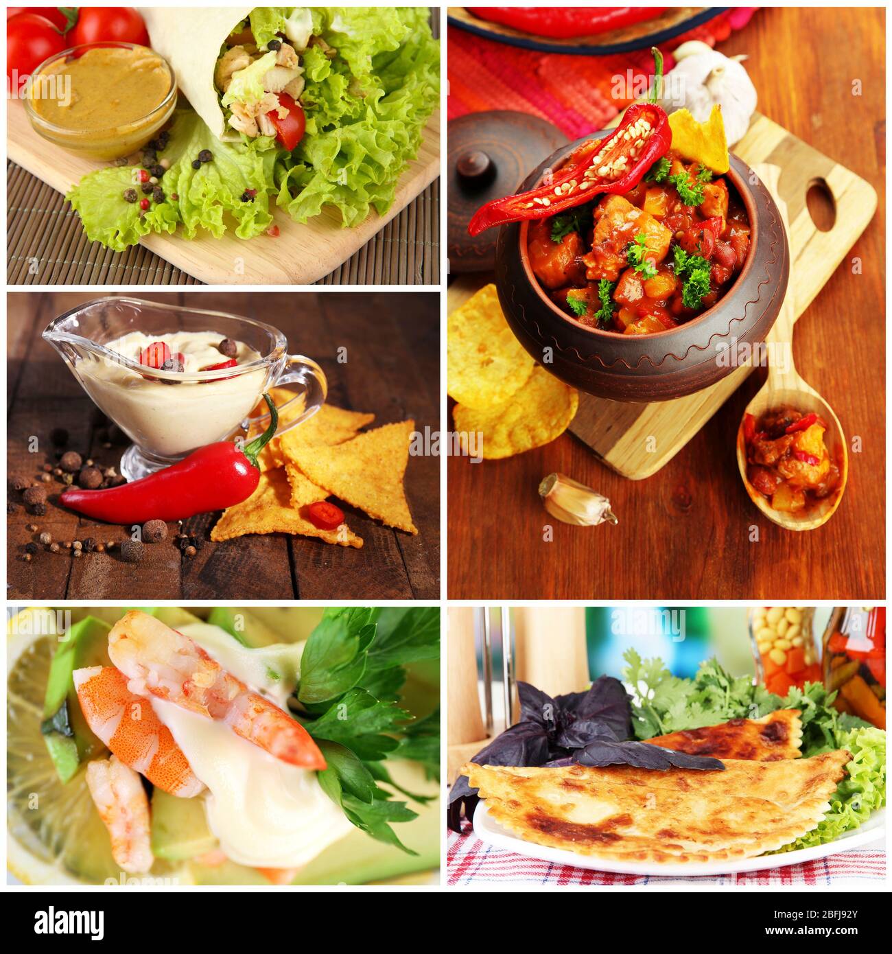 Kebab collage Cut Out Stock Images & Pictures - Alamy