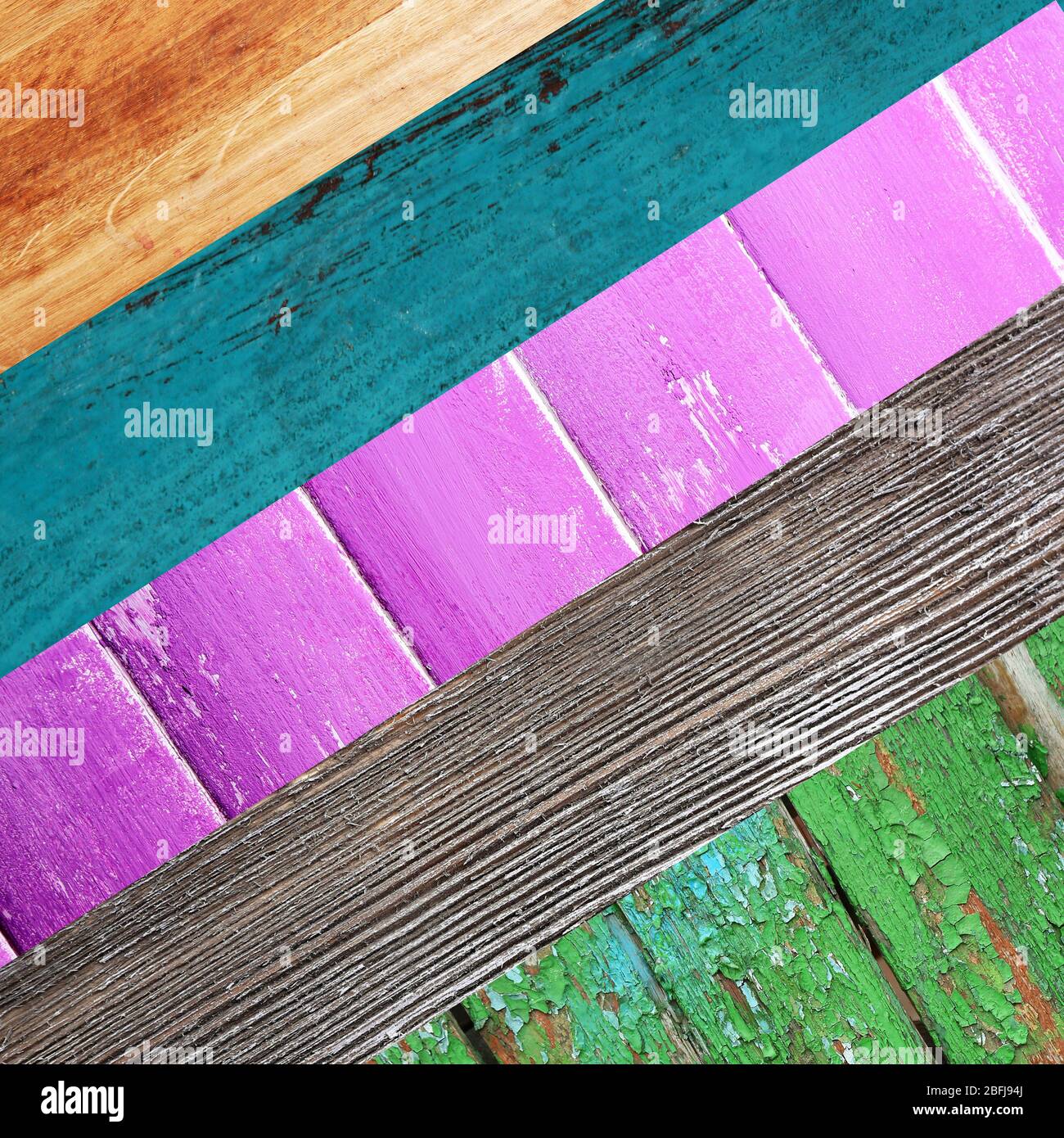 Assortment of different textures in collage, mix of textures as ...