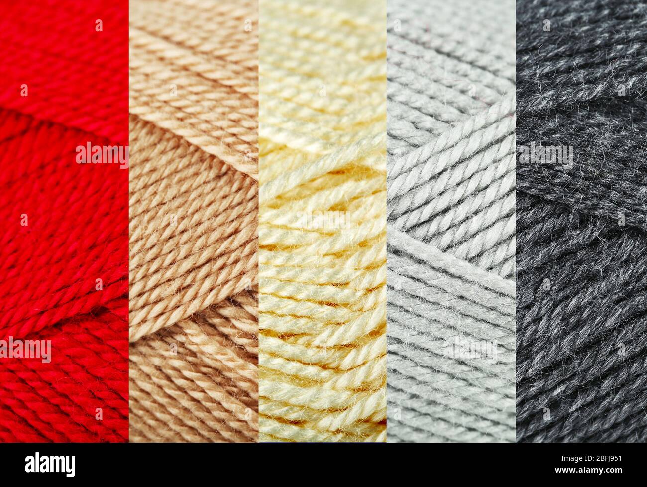 Assortment of different textures in collage, mix of textures as ...