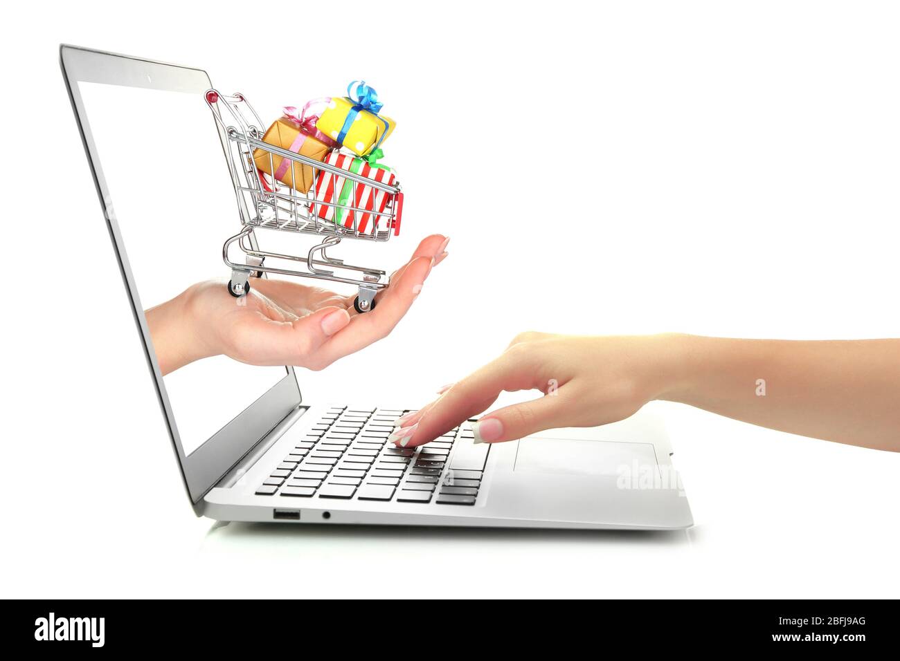 Online shopping concept Stock Photo - Alamy