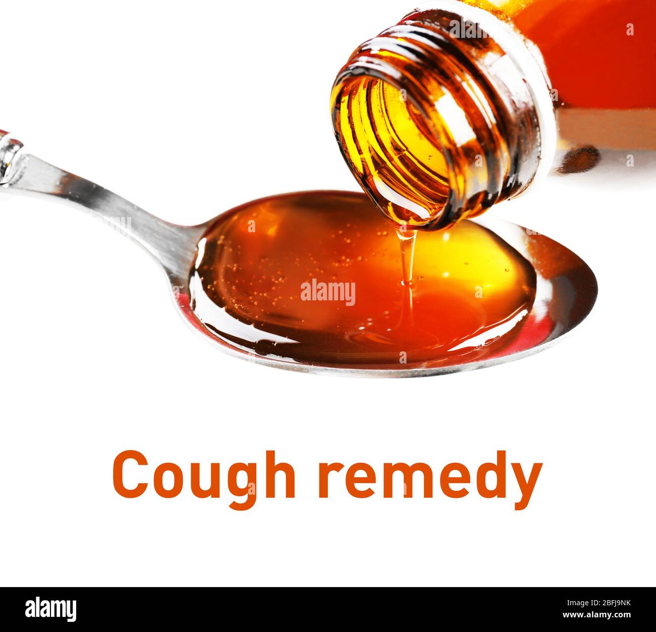 Cough syrup, close-up Stock Photo - Alamy