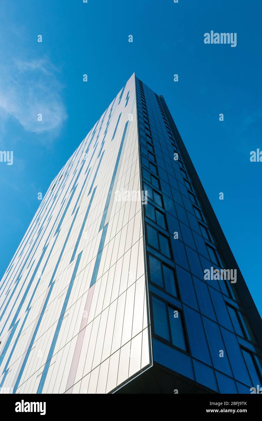 The Axis Tower apartment block, Whitworth St. West, Manchester, UK ...