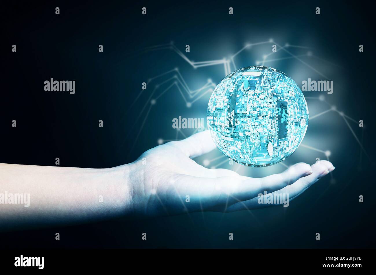 Holographic projection hi-res stock photography and images - Alamy