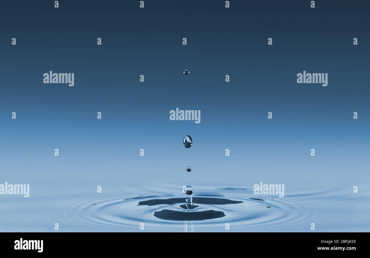 Water drop, close-up Stock Photo - Alamy