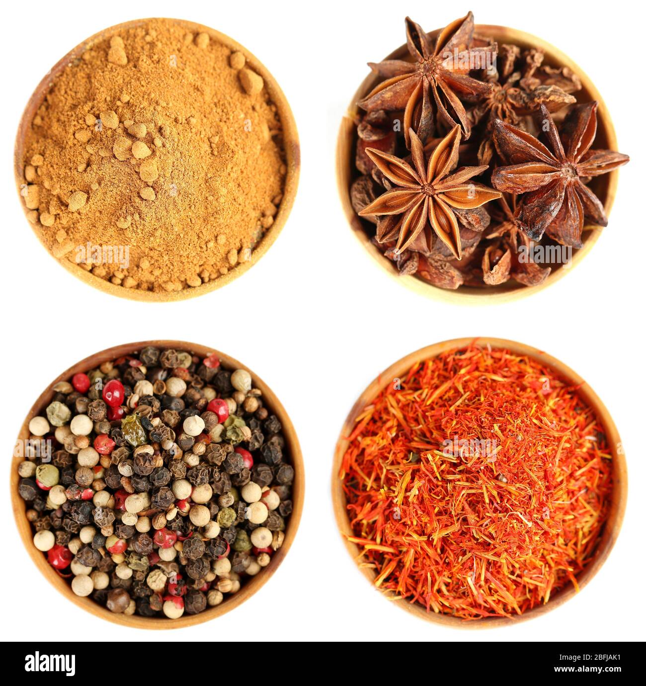 Collage different spices in hi-res stock photography and images - Alamy
