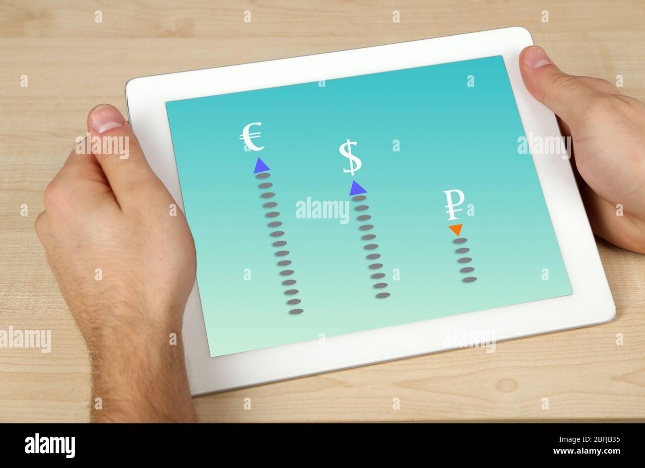 Currency appreciation concept Stock Photo - Alamy