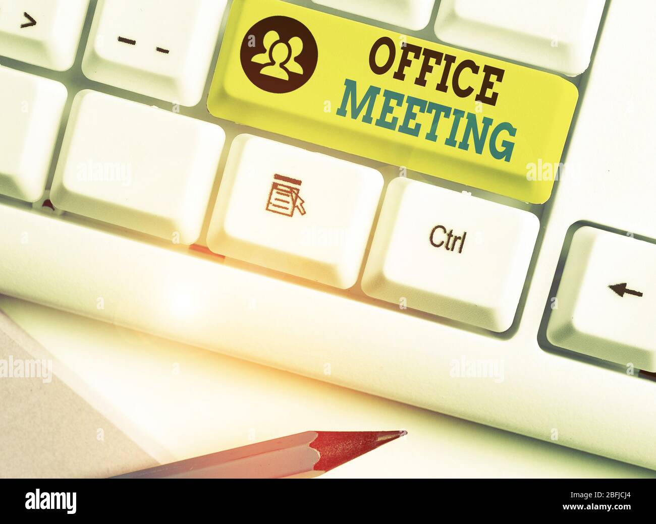 Conceptual hand writing showing Office Meeting. Concept meaning ...