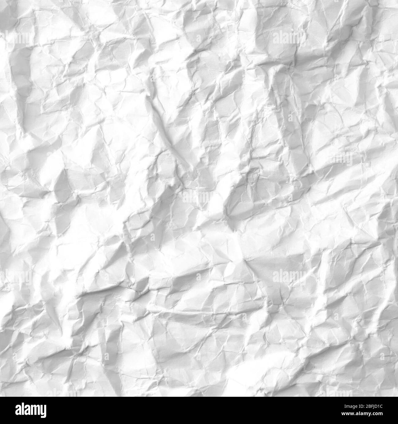 White crumpled paper closeup Stock Photo - Alamy